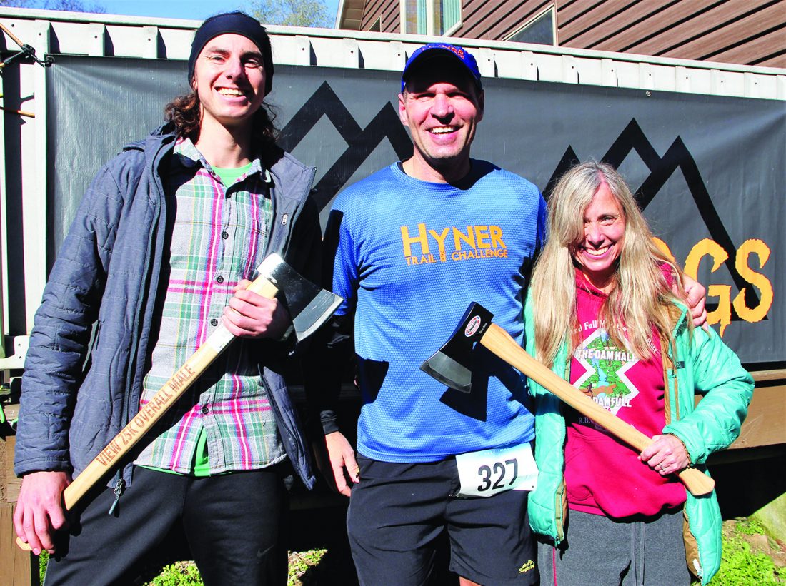 Several hundred trail racers participate in trail race at Hyner View ...